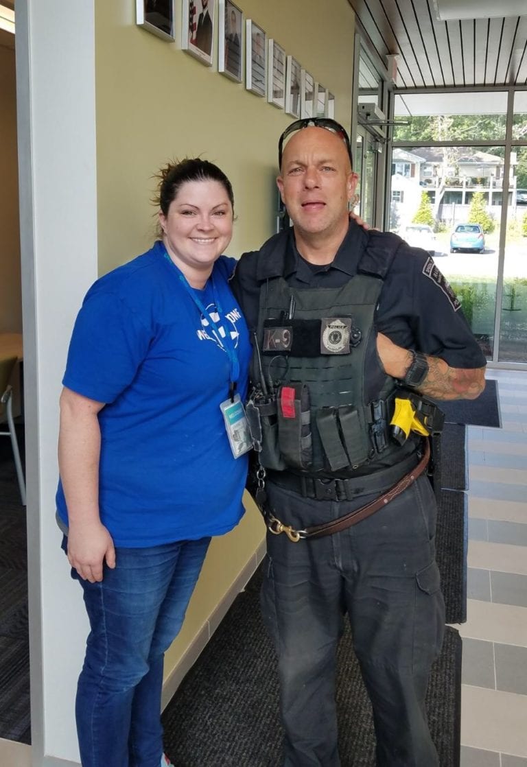 Randolph Police Officer Meets Woman for First Time After Helping Her ...