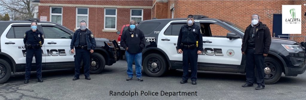 Randolph Police Department Thanks Local Business for Donating Face ...